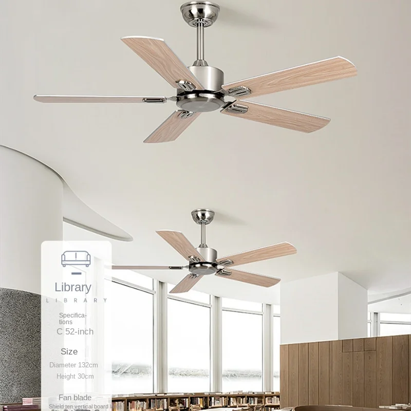 New-High-Wind-Silent-Industrial-Retro-Ceiling-Fan-Restaurant-Living ...