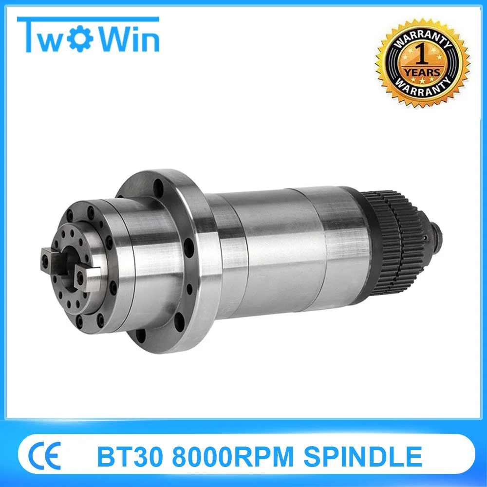 TwoWin-CNC-Spindle-BT30-With-Belt-Pulley-45-Teeth-90mm-For-CNC-Milling ...
