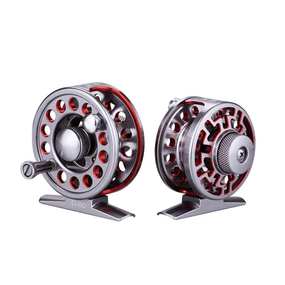 KMUCUTIE Fly Fishing Reel Fishing Wheel, Fly Ice Fishing Reel Spinning ...