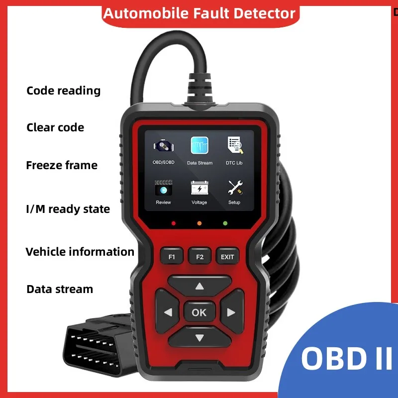Herramienta de diagnóstico de motor OBD2, escáner automotriz profesional multifuncional ...