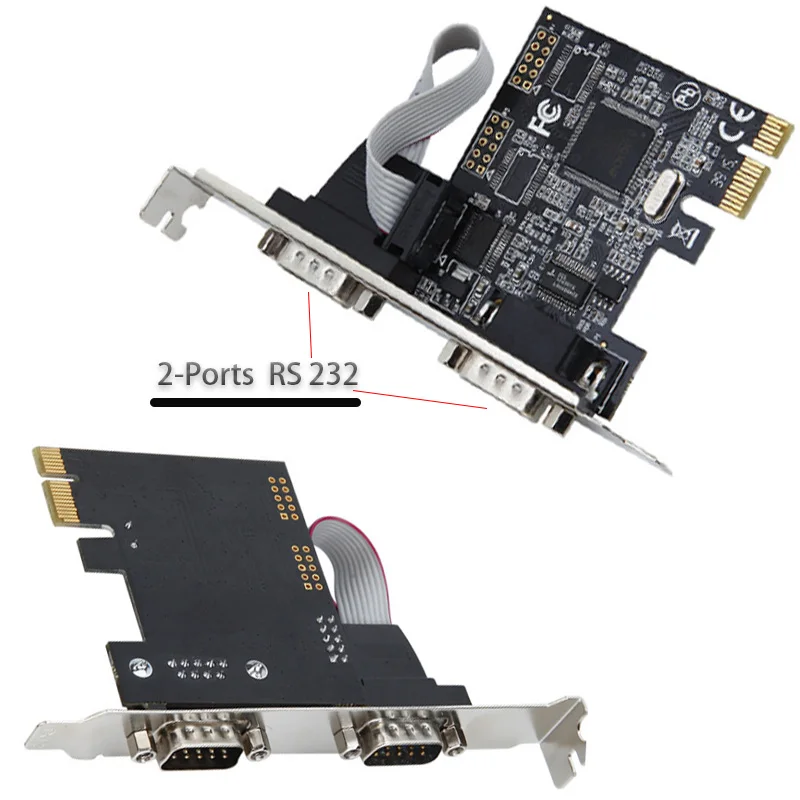 Купить: PCI-E последовательный порт карта PCIe 2 Последовательный порт ...