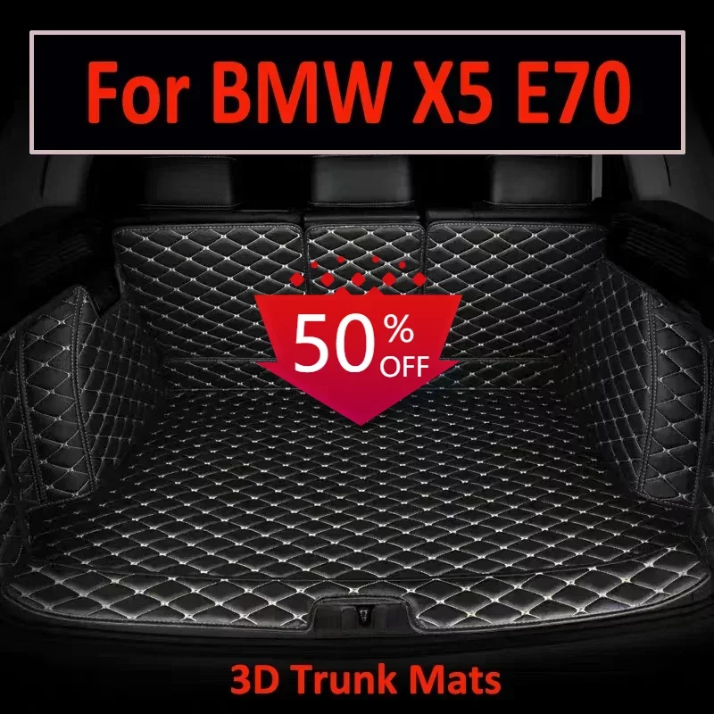 Custom-Leather-Car-Trunk-Mats-For-BMW-X5-E70-2008-2013-5-Seat-Rear ...
