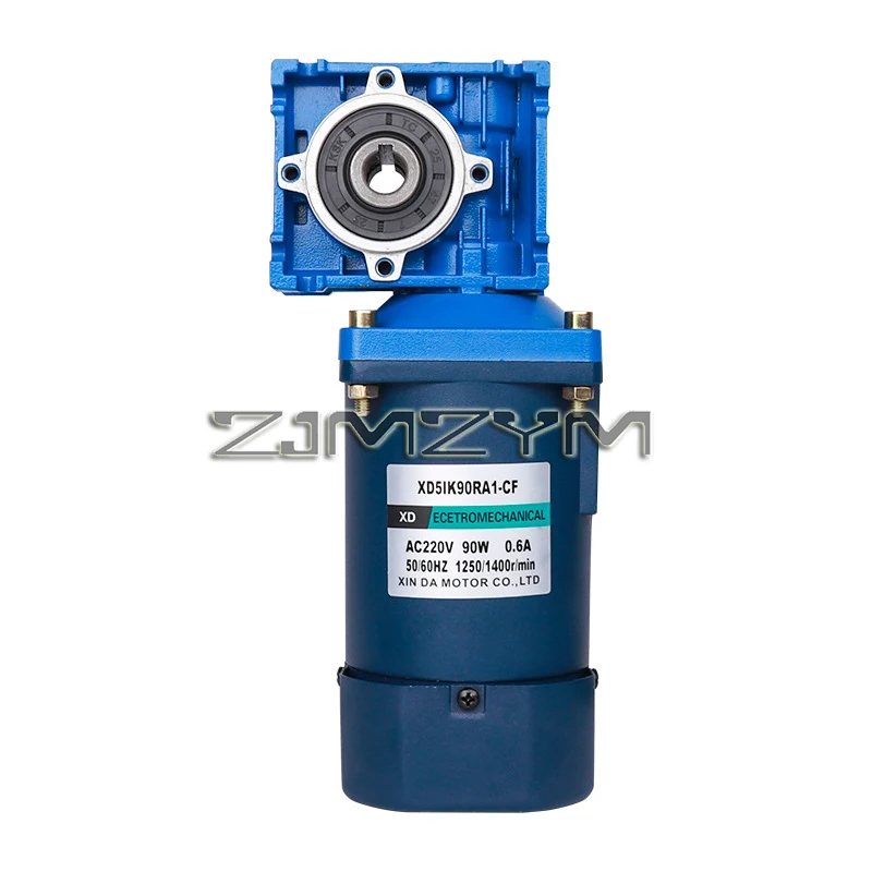 90W Speed Regulating Motor With RV30 Reducer 220V AC High Torque ...