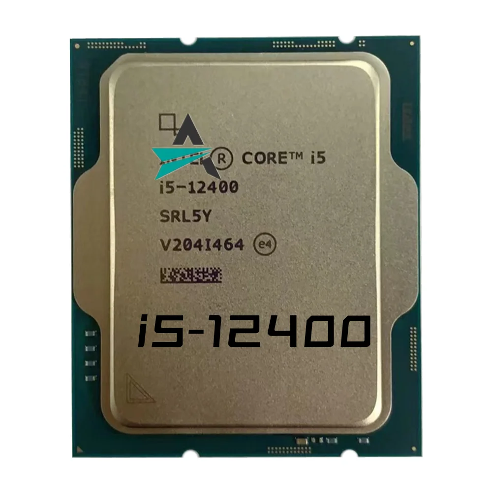 Procesador de CPU usado Core i5 12400, 2,5 GHz, 6 núcleos, 12 hilos, 10NM, L3 = 18M, 65W, LGA ...