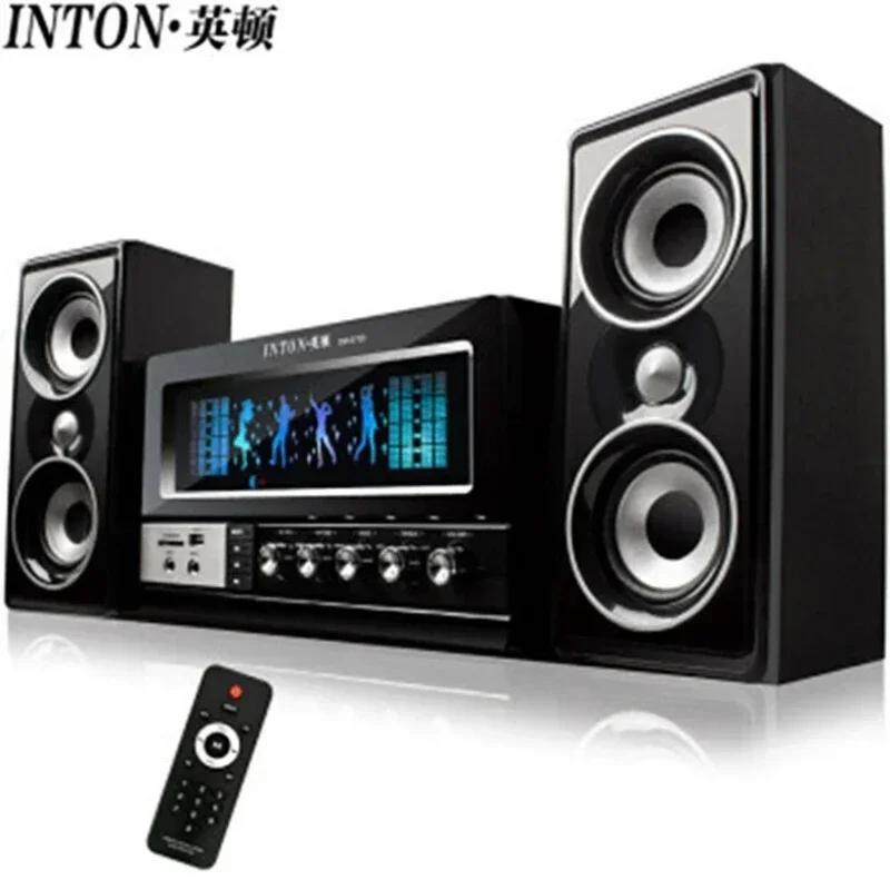 Wooden desktop computer TV caixa de som Bluetooth speaker 2.1 channel ...