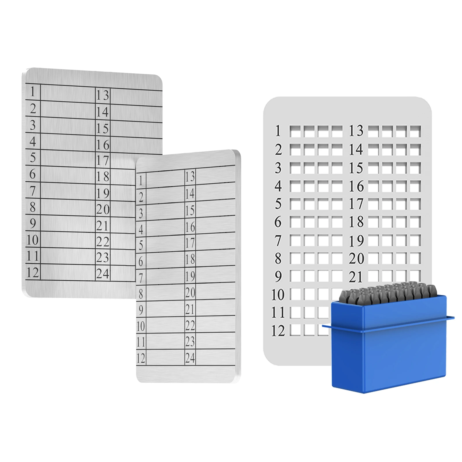 imezone Steel Stamped Crypto Cold wallet Storage Securely Store Your 24 ...