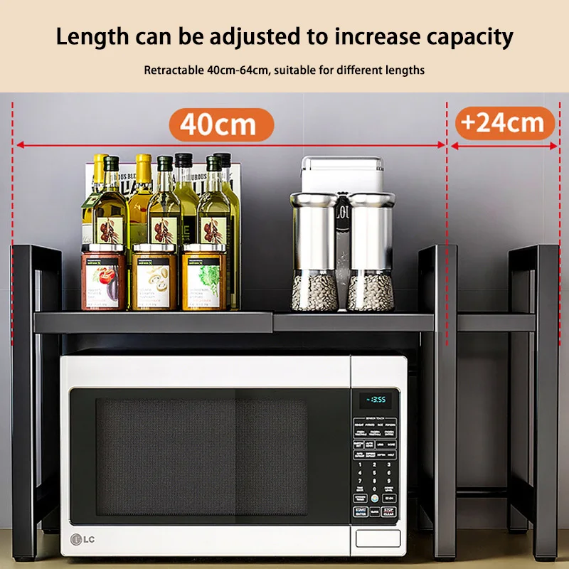 Retractable-Storage-Racks-Household-Multi-function-Microwave-Oven-Shelf ...
