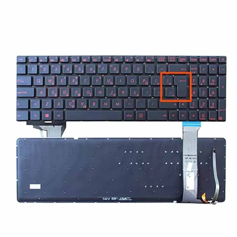 Teclado-de-substitui-o-com-retroilumina-o-para-ASUS-ZX50J-V-GL552JX-VW ...