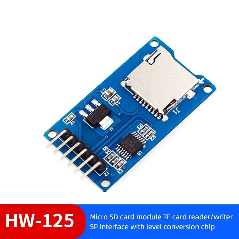 Micro-SD-Card-Module-TF-Card-Reader-SPI-Interface-with-Level-Conversion ...