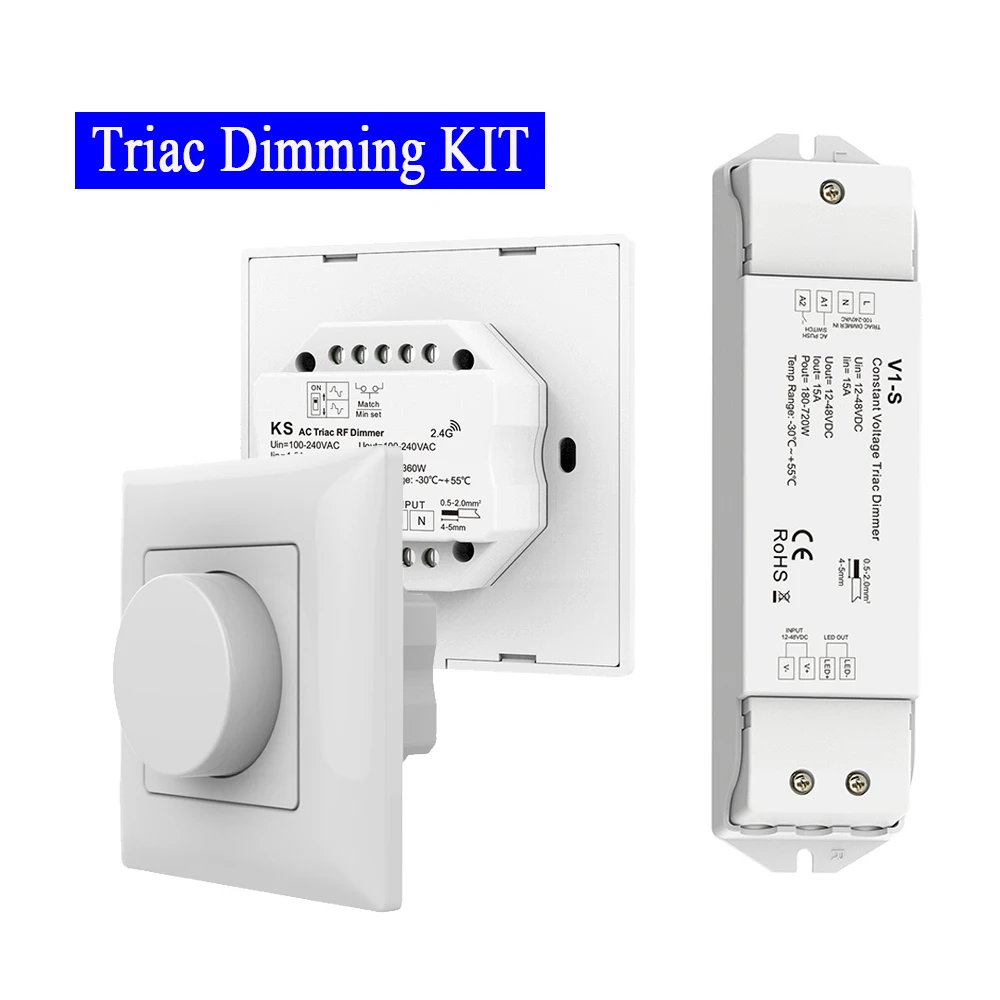 Triac-LED-Controller-com-fun-o-Push-Dimming-Rotary-Dimmer-Aplicar-para ...