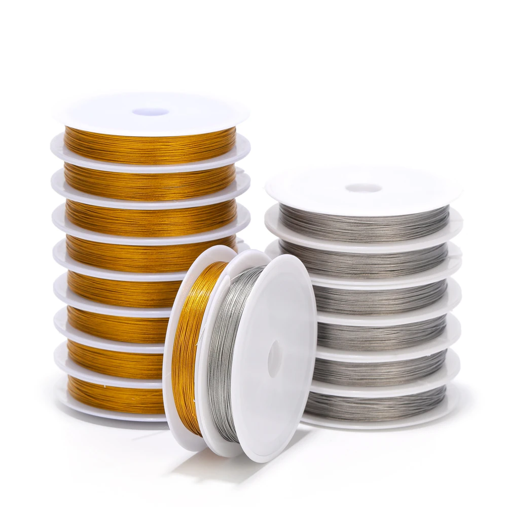 1Roll-Stainless-Steel-0-3-1-0mm-Resistant-Strong-Line-Beading-Wire ...