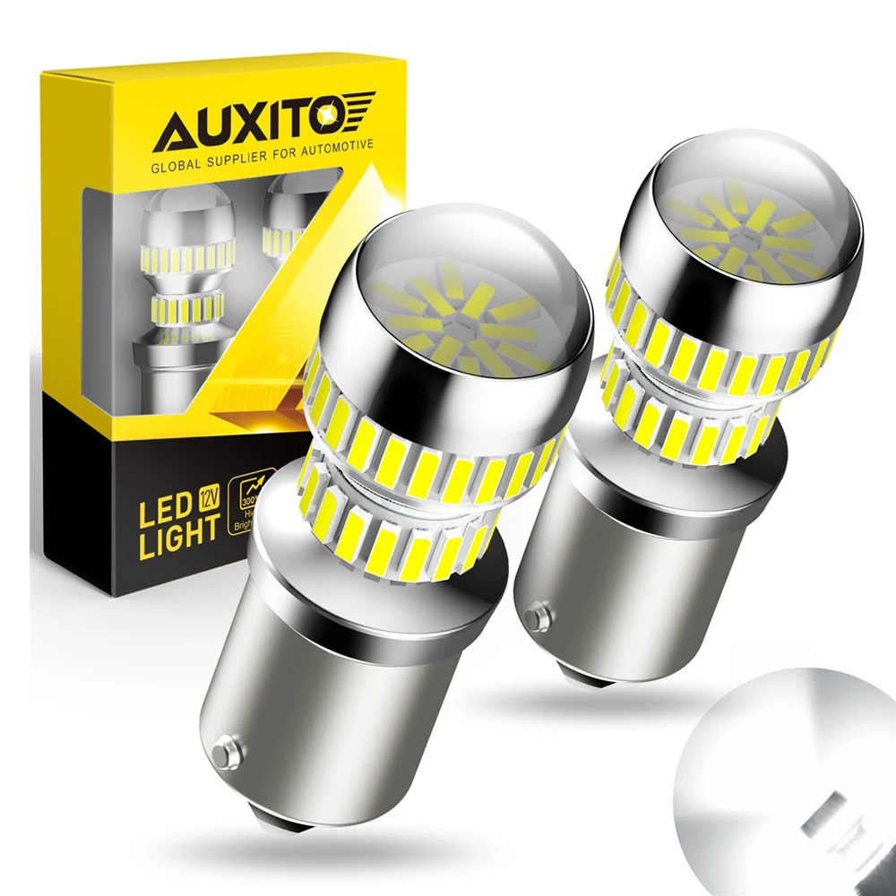 Auxito 2x P21w Rear Reversing Light Led 1156 Ba15s 7056 Led Bulb Car ...