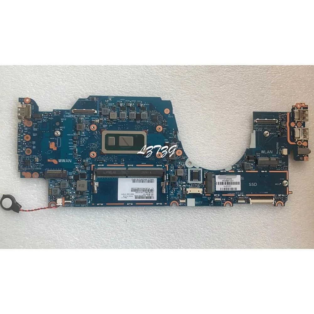 For-HP-EliteBook-x360-830-G7-Notebook-Laptop-Motherboard-UMA-i7-10610U ...