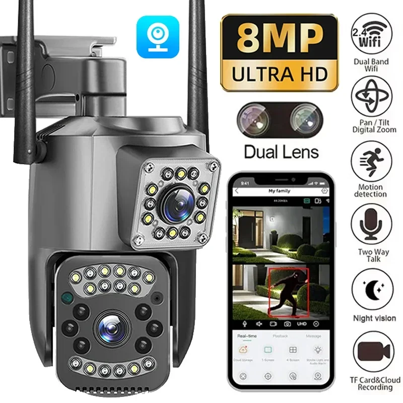 4K-8MP-Dual-Lens-WiFi-IP-Camera-Color-Night-Vision-Ai-Human-Detect-PTZ ...
