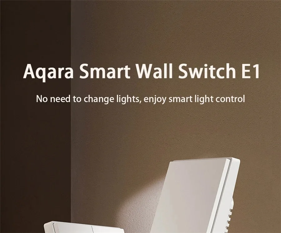 Generic Aqara E1 Wall Switch With Neutral NO Neutral Smart Home ZigBee ...