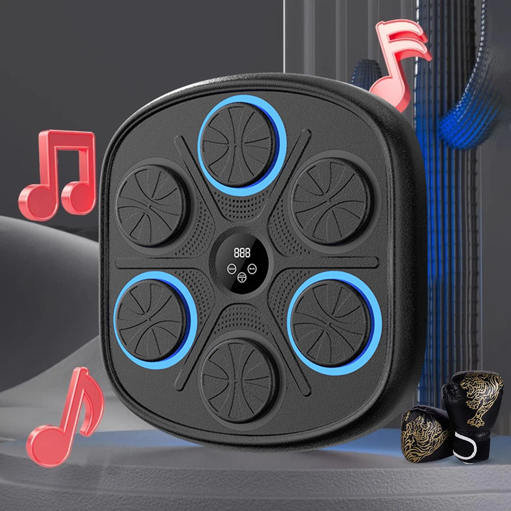 Music-Boxing-Machine-Wall-Target-LED-Lighted-Smart-Boxing-Game-for ...
