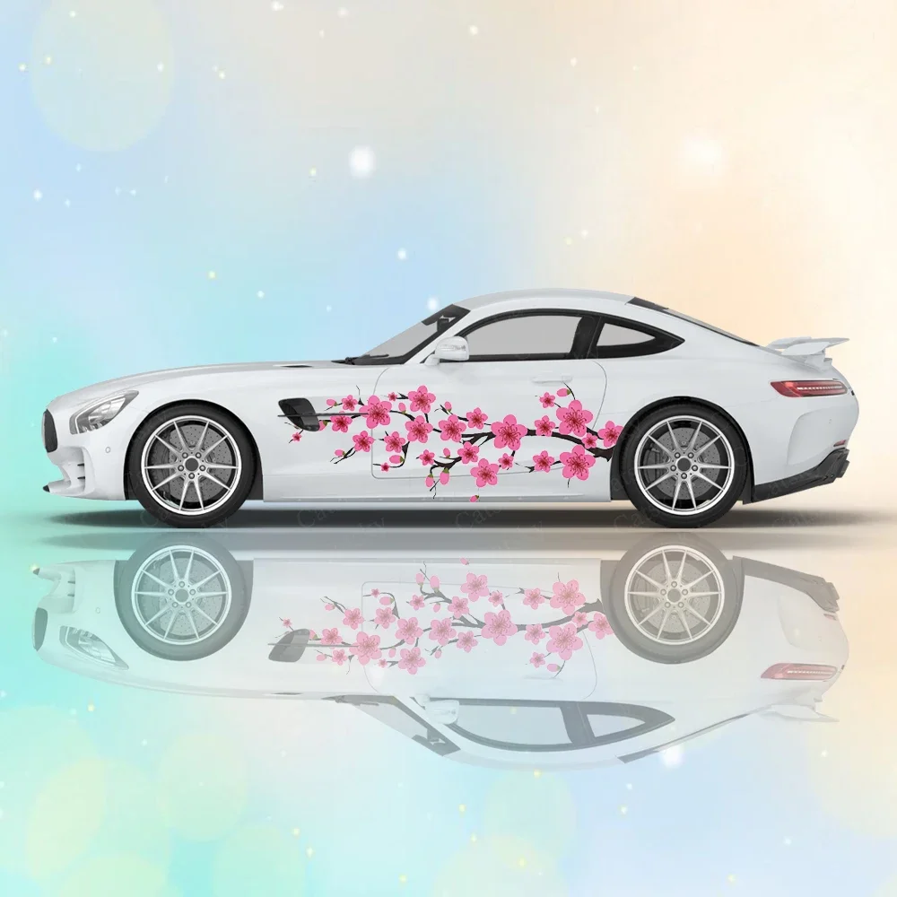 Sakura-Cherry-Blossom-Livery-Japanese-Side-Car-Decal-Universal-Size ...