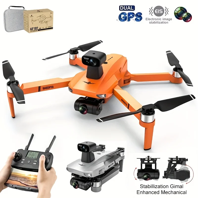 KF102 GPS Drone 4k Profesional 8K HD Camera 2-Axis Gimbal Anti-Shake ...