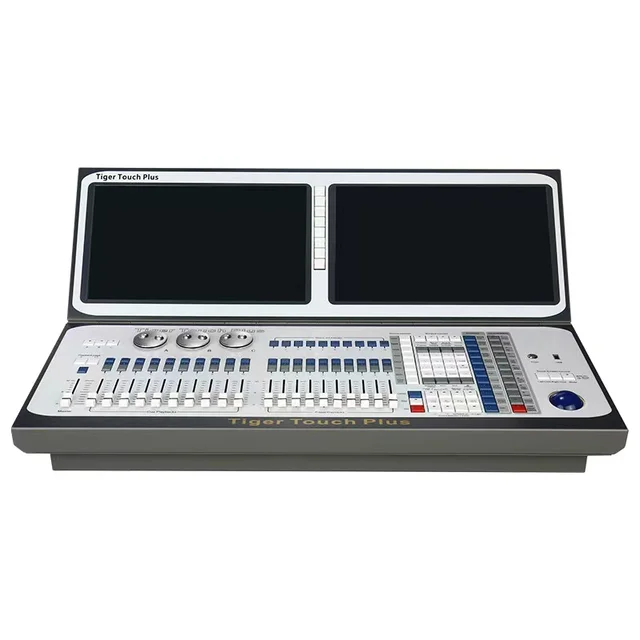 Tiger-Consola de luces de doble pantalla táctil, atenuador de luz de ...