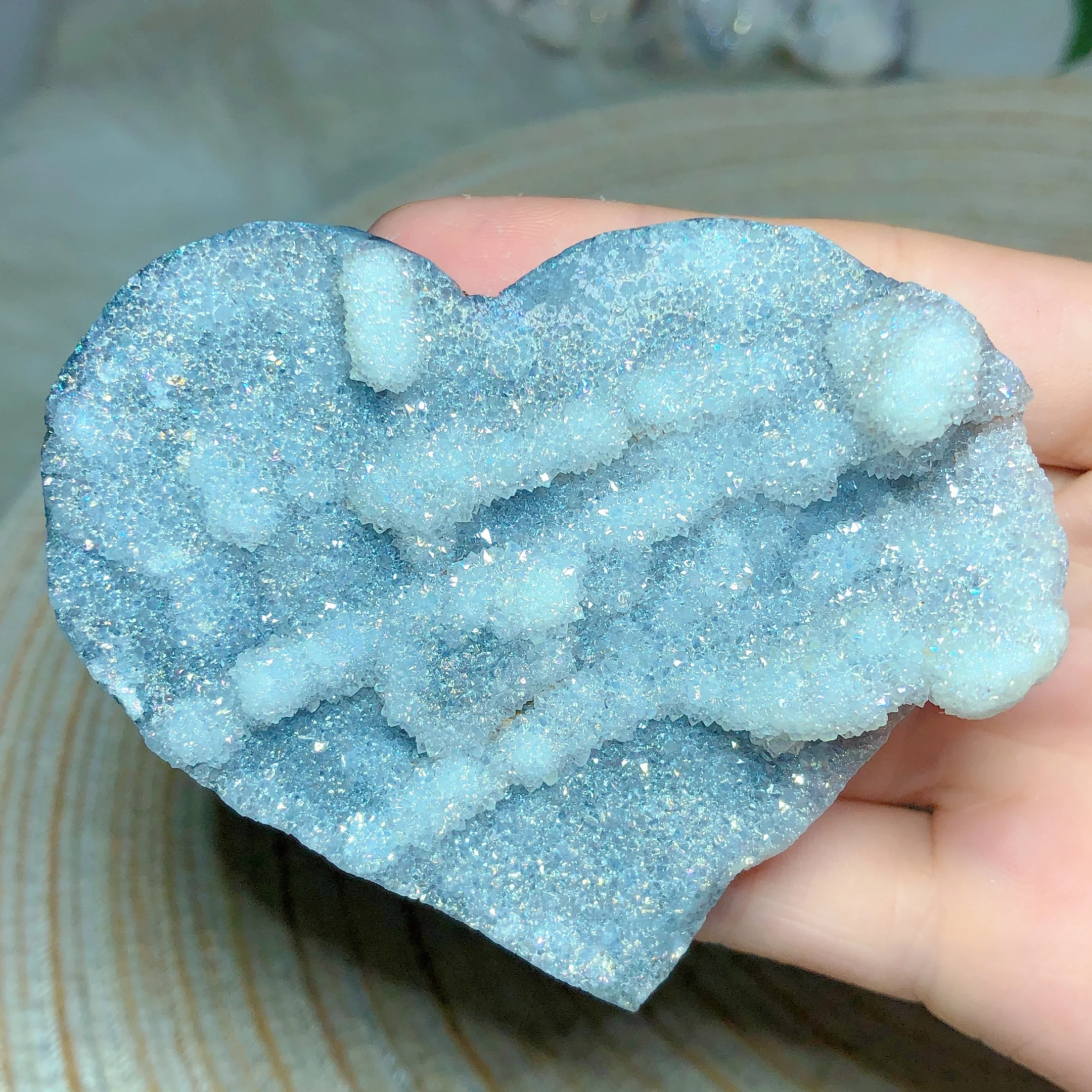 Natural-Crystals-Aura-Sphalerite-Cluster-Heart-Raw-Healing-High-Quality ...