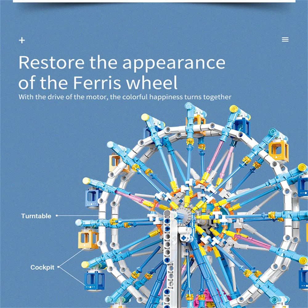 XINGBAO 18023 Kids City Friends Ferris Wheel Building Blocks - Building ...