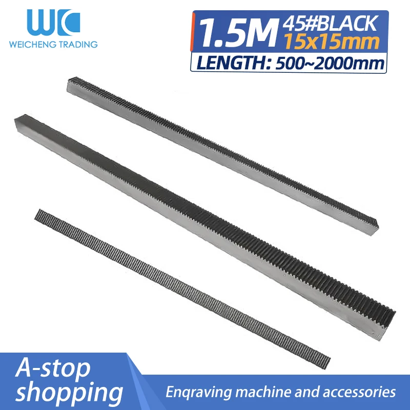 1pc-1-5Mod-1-5-Modulus-High-Precision-Spur-Gear-Rack-Steel-15-15-Length ...