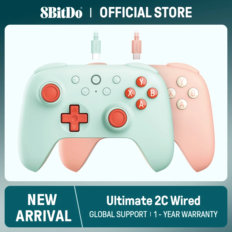 8BitDo-New-Ultimate-2C-Wired-Gaming-Controller-for-PC-Windows-10-11 ...