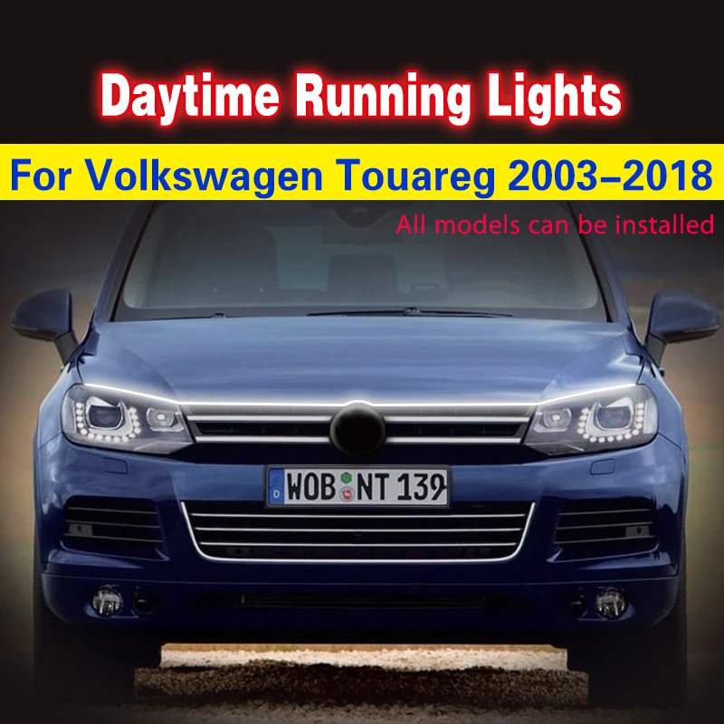 LED-Daytime-Running-Light-for-VW-Volkswagen-Touareg-2003-2018-DRL ...