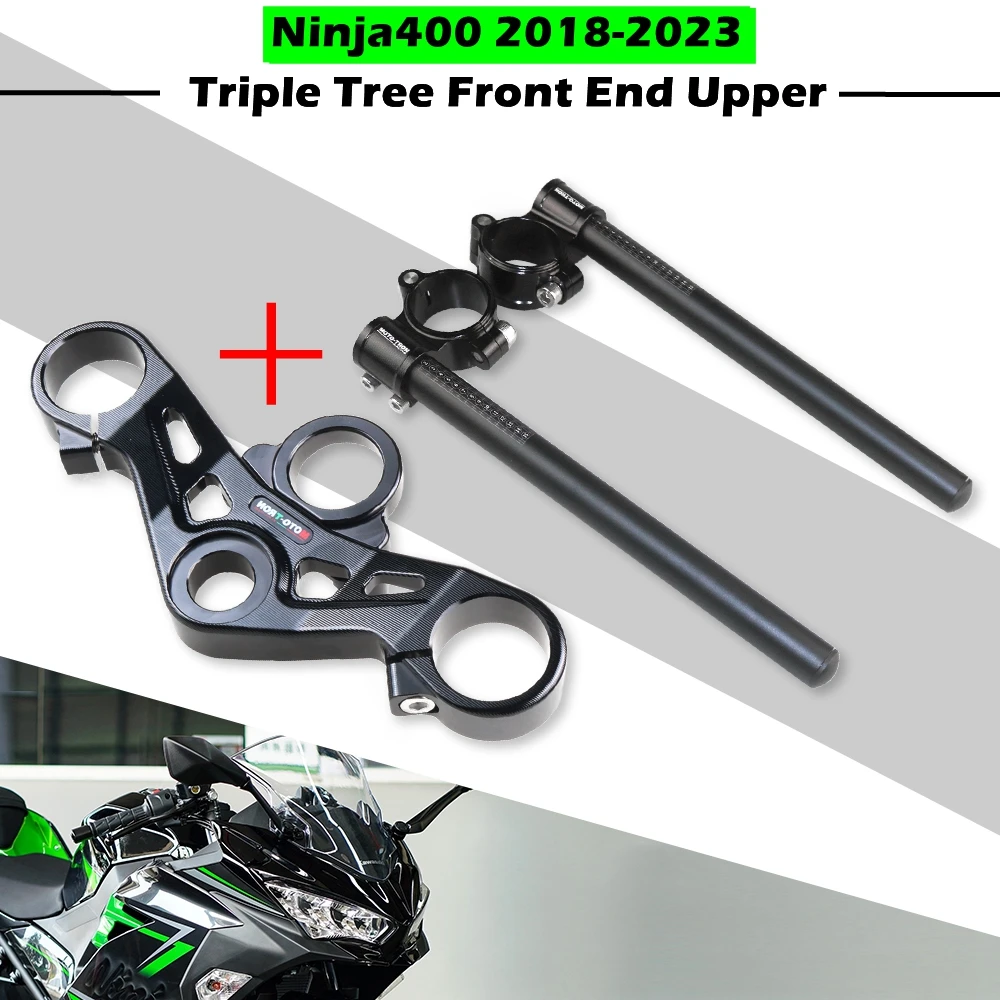 For-KAWASAKI-Ninja400-CNC-Aluminum-Front-Fork-Lowering-Triple-Tree ...