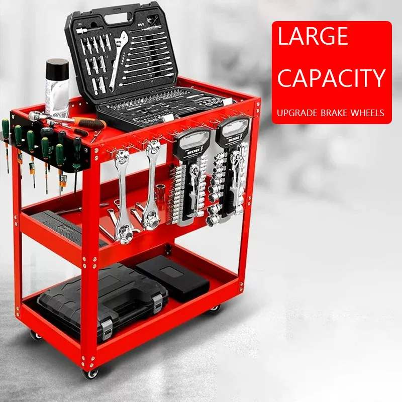 Hand-Push-Maintenance-Storage-Rack-Holder-Garage-Workbench-Racks ...