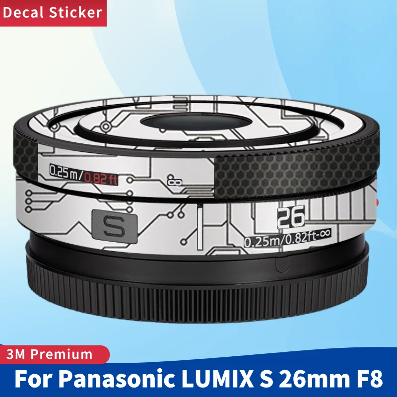 For-Panasonic-LUMIX-S-26mm-F8-Lens-Sticker-Protective-Skin-Decal-Vinyl ...