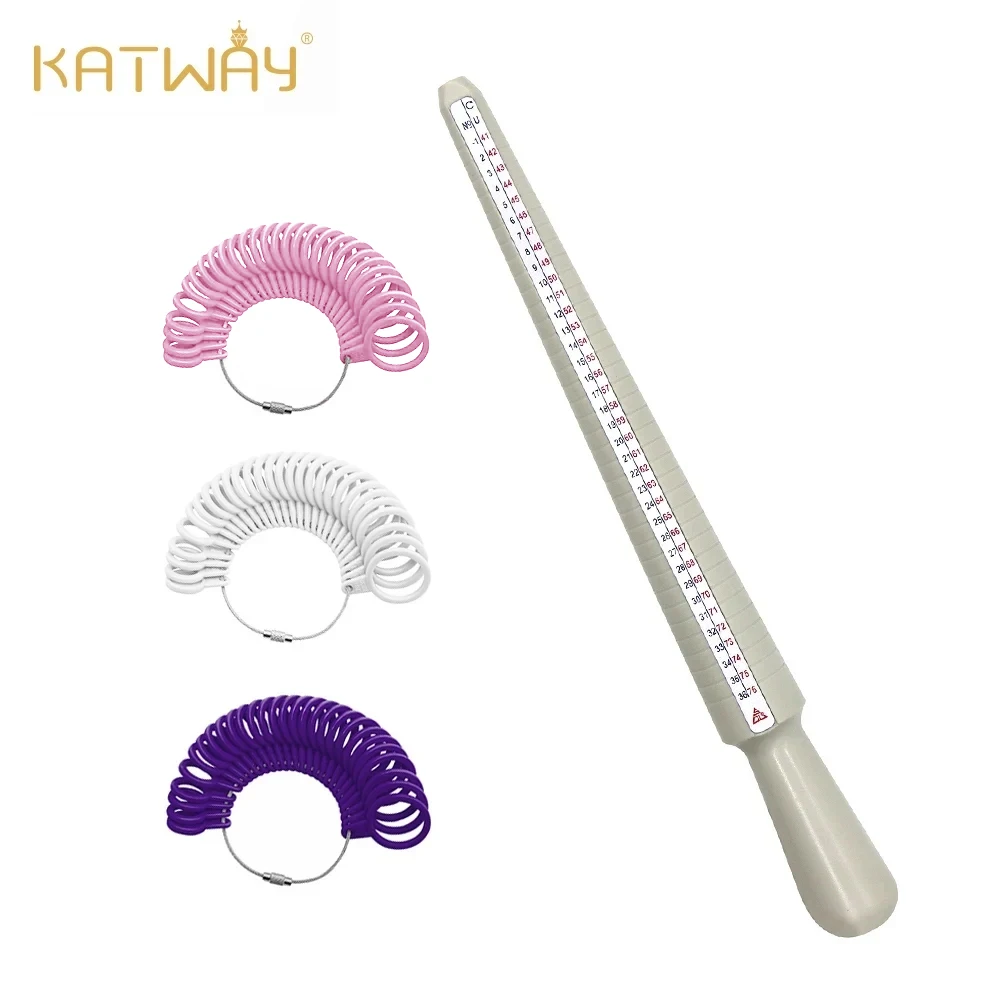 KATWAY-Professional-Ring-Sizer-Measuring-Gauge-Mandrel-Stick-Finger ...