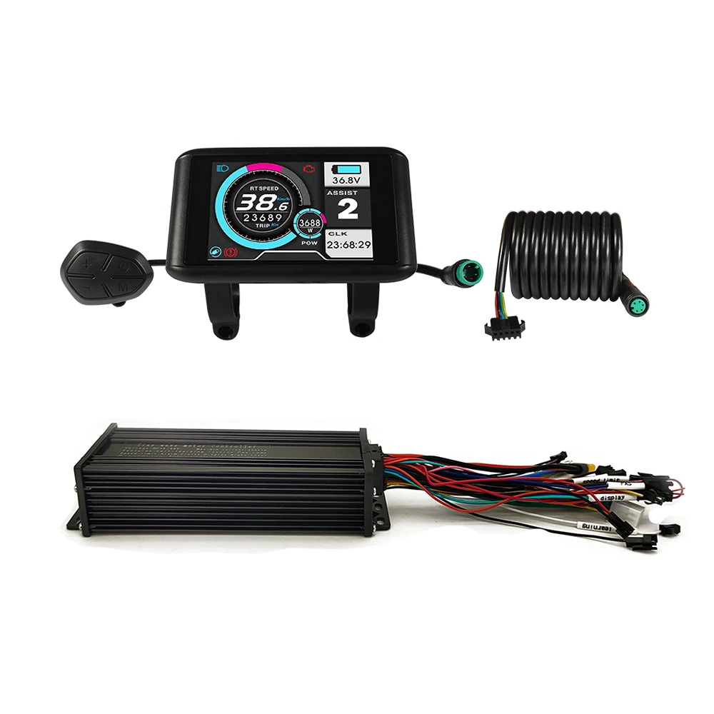 EBKE-Controlador-Ebike-com-Display-LCD-Colorido-Onda-Senoidal-de-3 ...