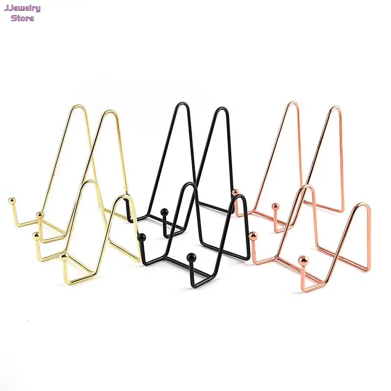 1pc-Rose-Gold-Picture-Frame-Stand-Book-Shelf-Storage-Rack-Book-Display ...