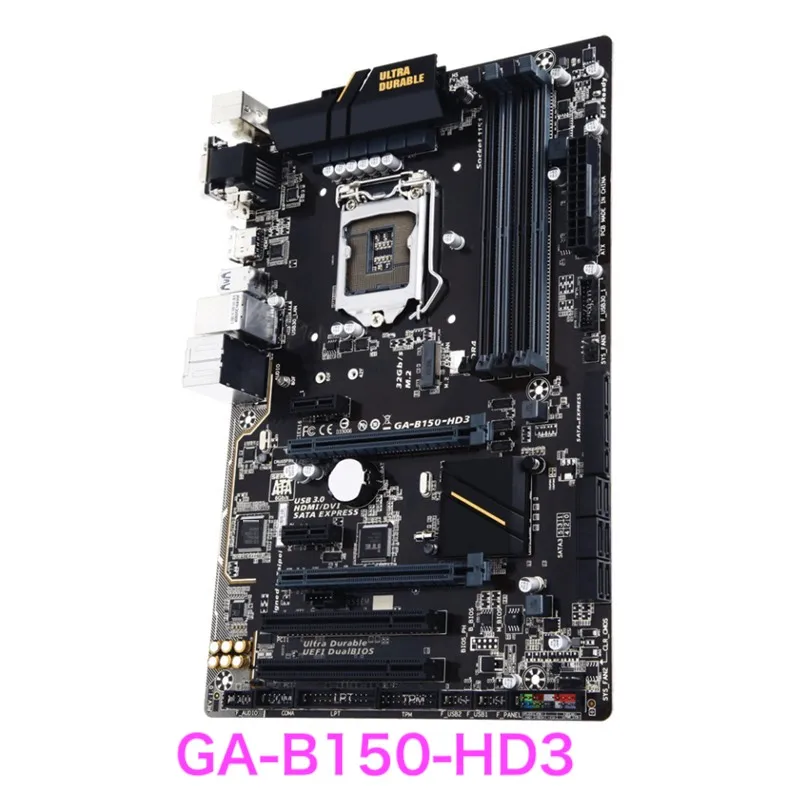 Gigabyte GA-B150-HD3 Desktop Motherboard 64GB LGA 1151 DDR4 ATX B150 ...