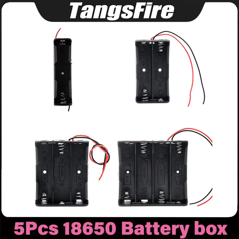 5Pcs-1-2-3-4Slot-18650-3-7v-Persistence-rechargeable-battery-box-18650 ...