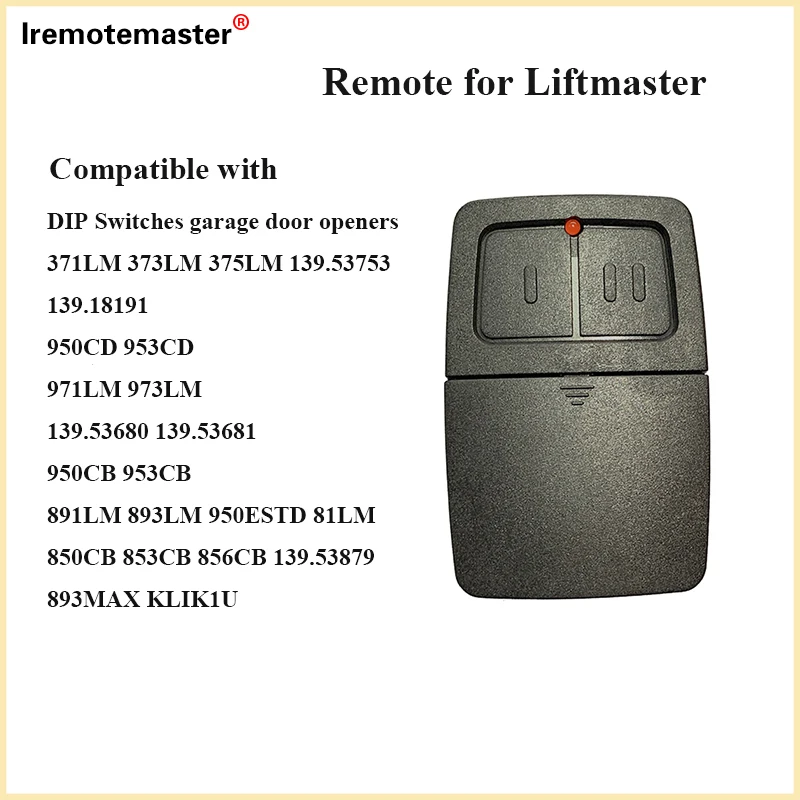 For-Liftmaster-Clicker-371LM-375UT-971LM-973LM-891LM-893MAX-transmitter ...