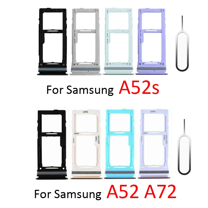 Phone-Sim-SD-Card-Tray-For-Samsung-Galaxy-A52-A52s-A72-5G-A02-A12-New ...