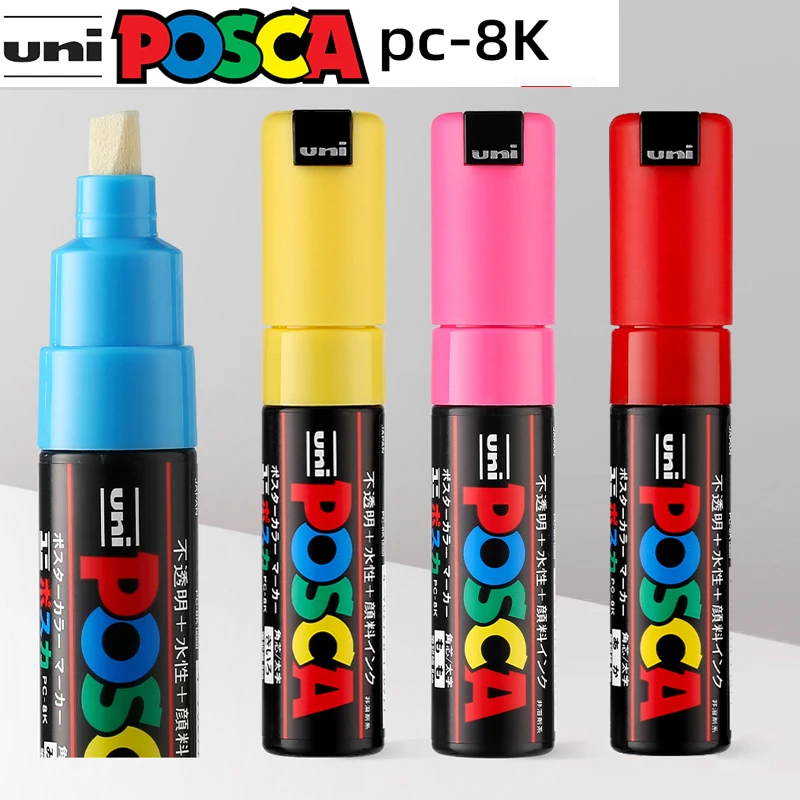 1-pcs-UNI-PC-8K-POSCA-acrylic-marker-pen-with-thick-tip-graffiti-pen ...