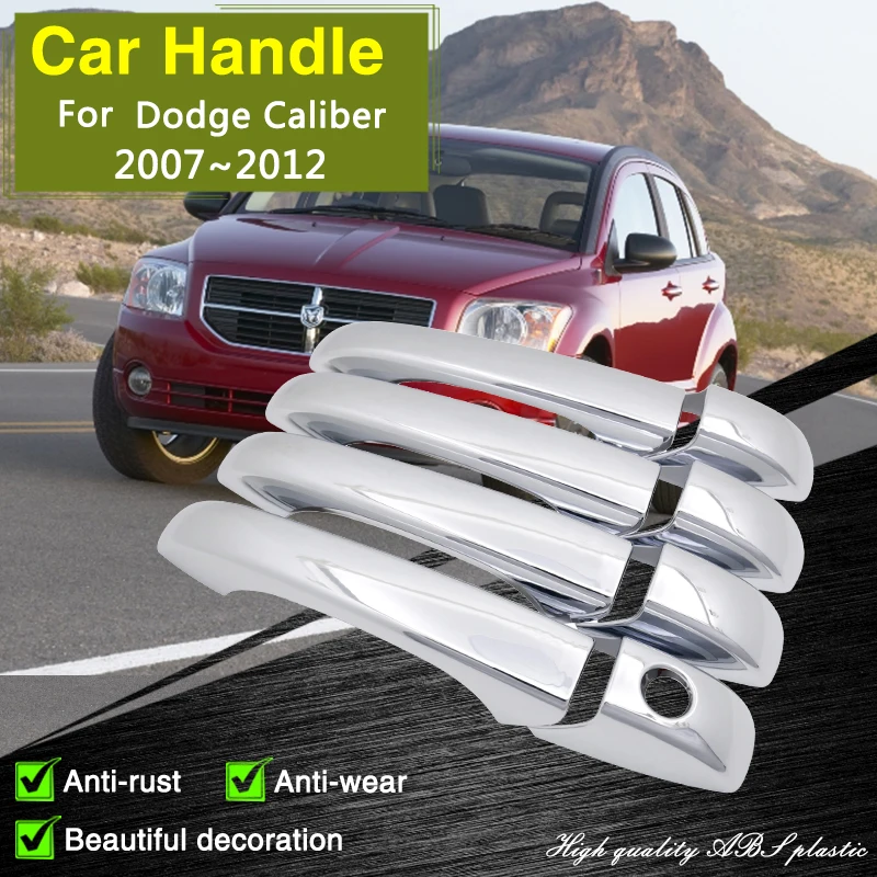 Fit for Dodge Caliber 2007 2008 2009 2010 2011 2012 Chrome Smart Door ...