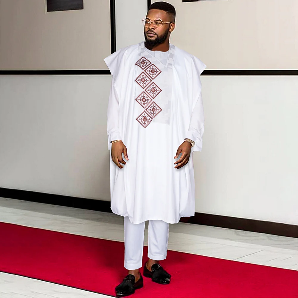 Embroidery White Agbada Styles for Men: The Ultimate Guide to Authentic ...