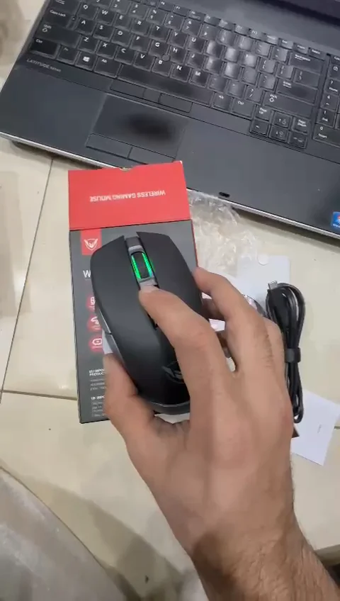 Rechargeable Wireless RGB Gaming Mouse PC255A Wireless and Wired RGB ...
