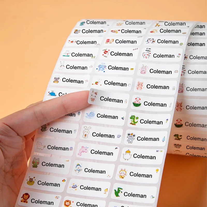 150pcs-Custom-Stickers-Name-for-kindergarten-Waterproof-Personalized ...