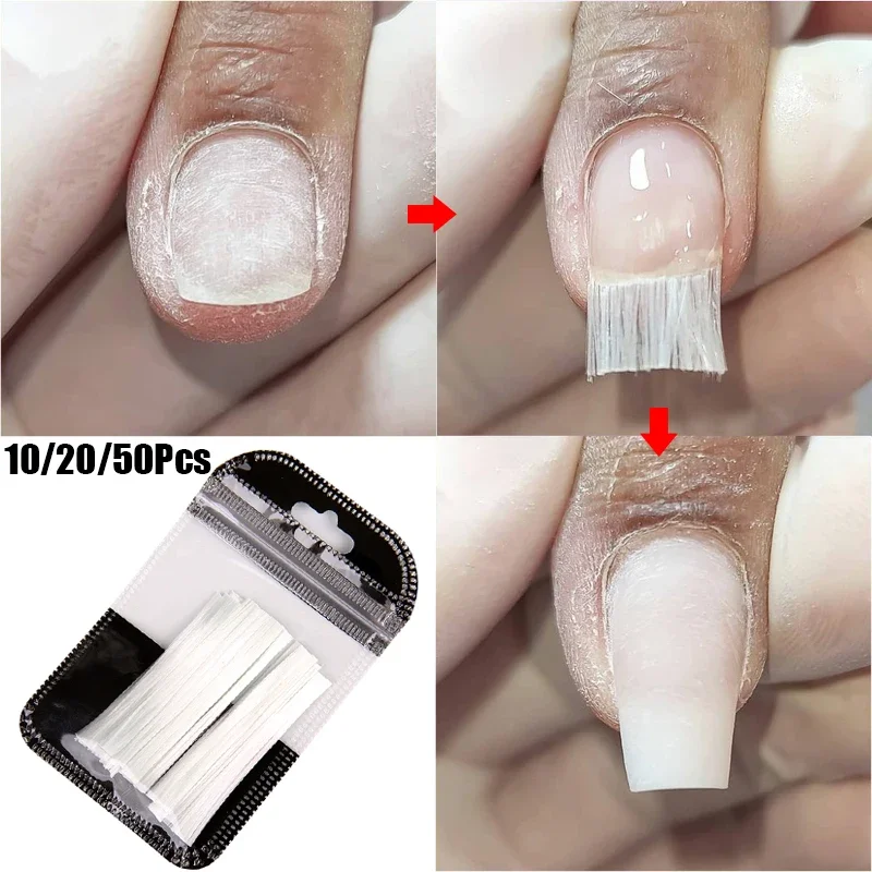 10-20-50pcs-Nail-Art-Fiberglass-UV-Gel-DIY-Nail-Form-Extension-Tips ...