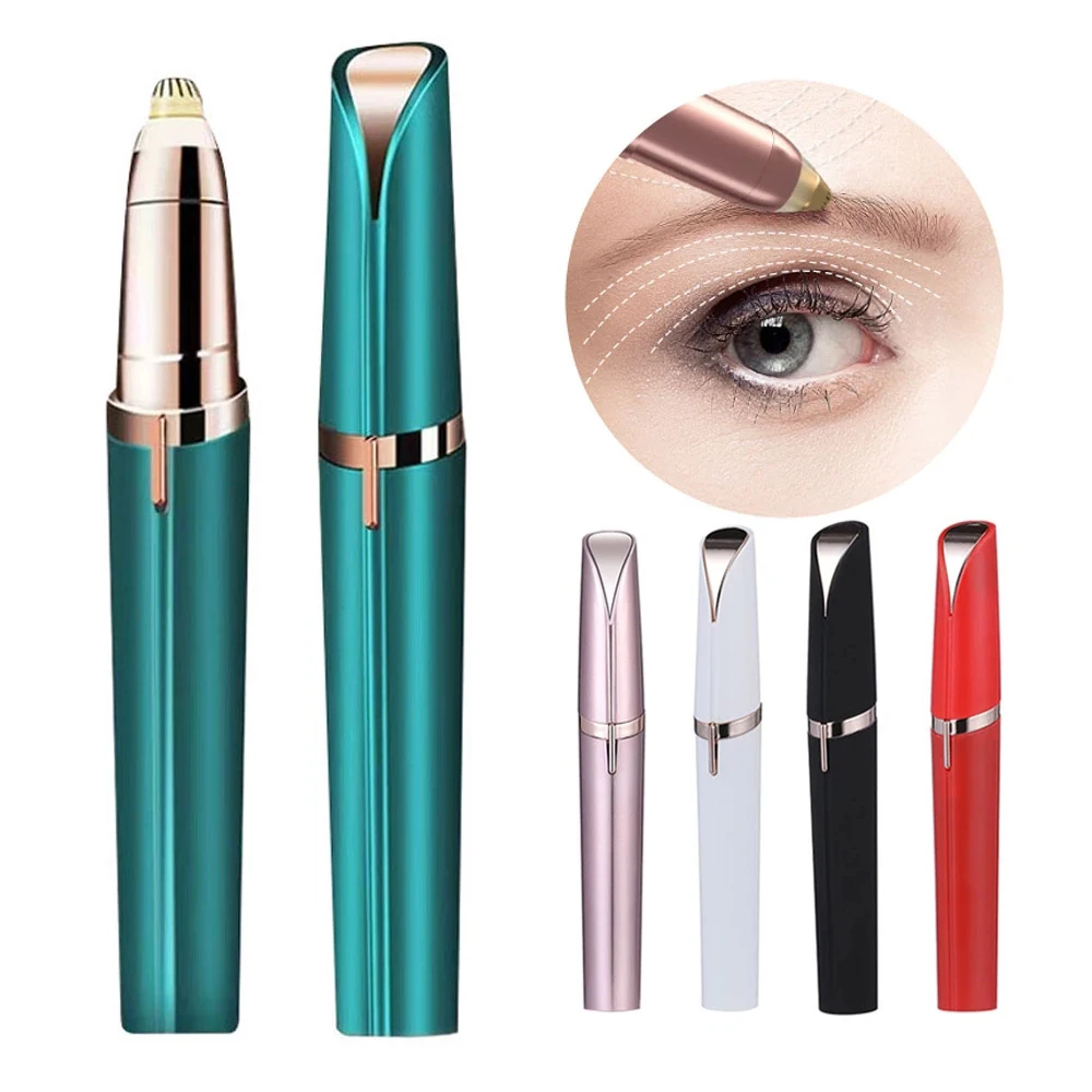 Women-Electric-Eyebrow-Trimmer-Security-Hair-Removal-Eye-Brow-Epilator ...
