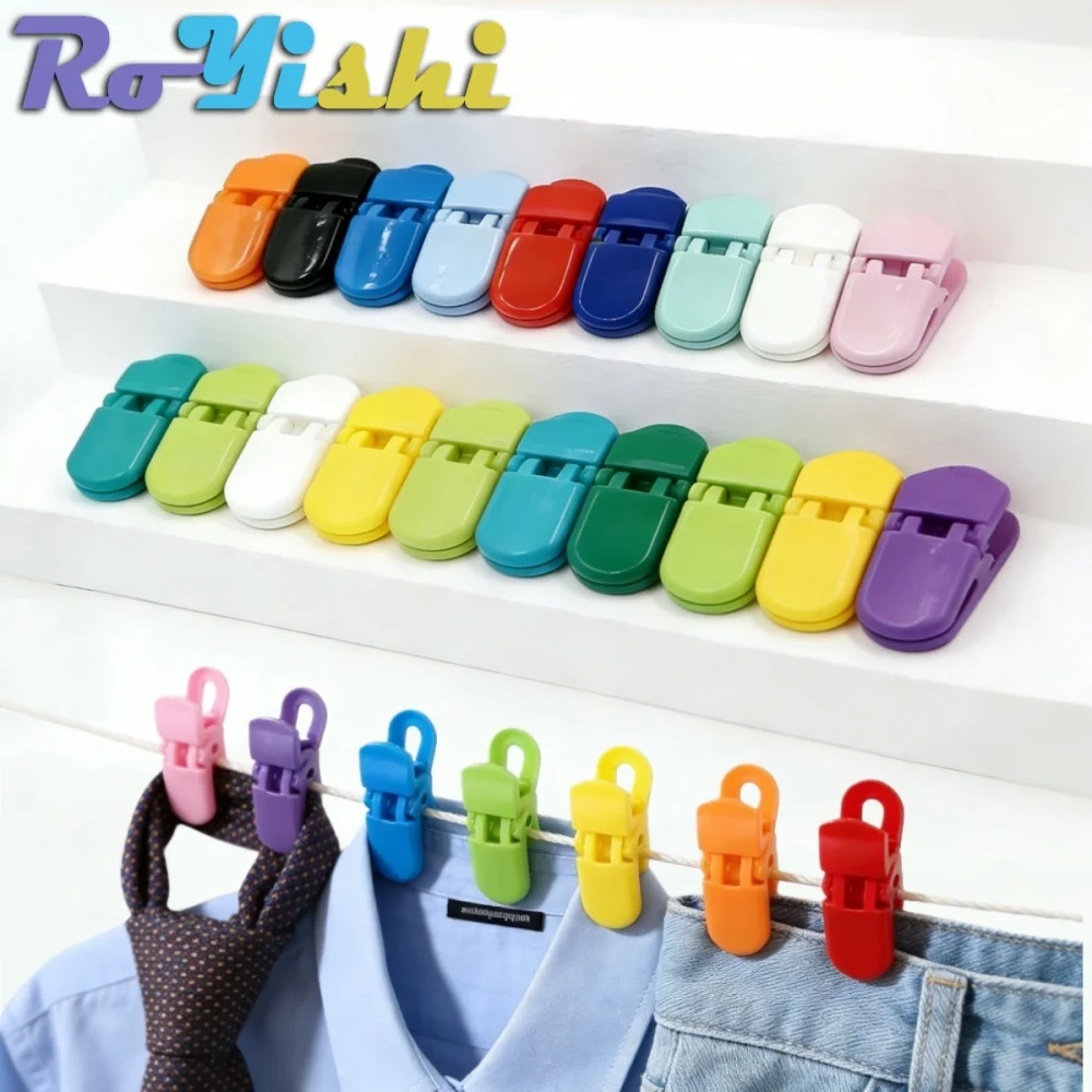 10Pcs Colorful Clips Plastic Fixed Clamps, Multipurpose for Securing ...