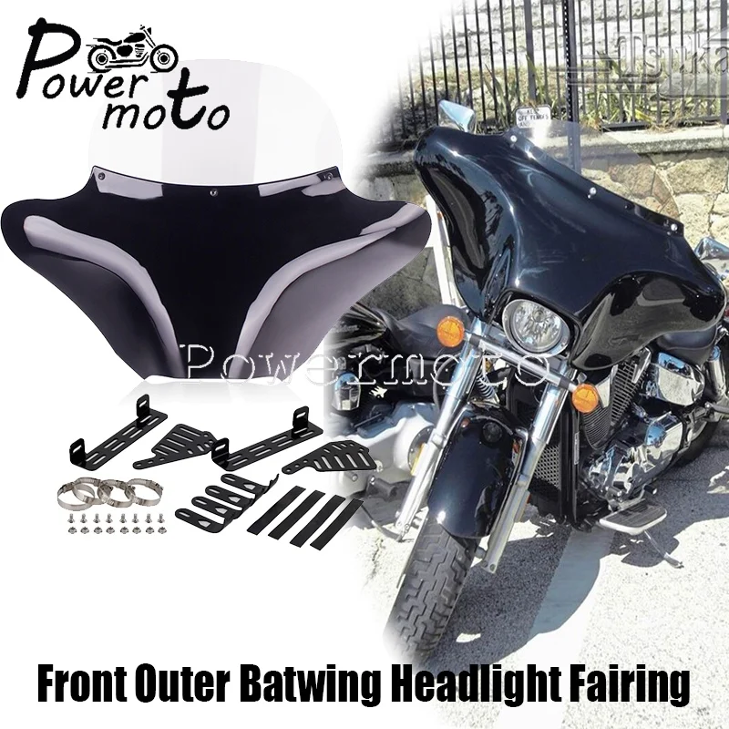 Motorcycle Fairing Batwing Windshield Bracket For Honda VTX 750 1100 ...