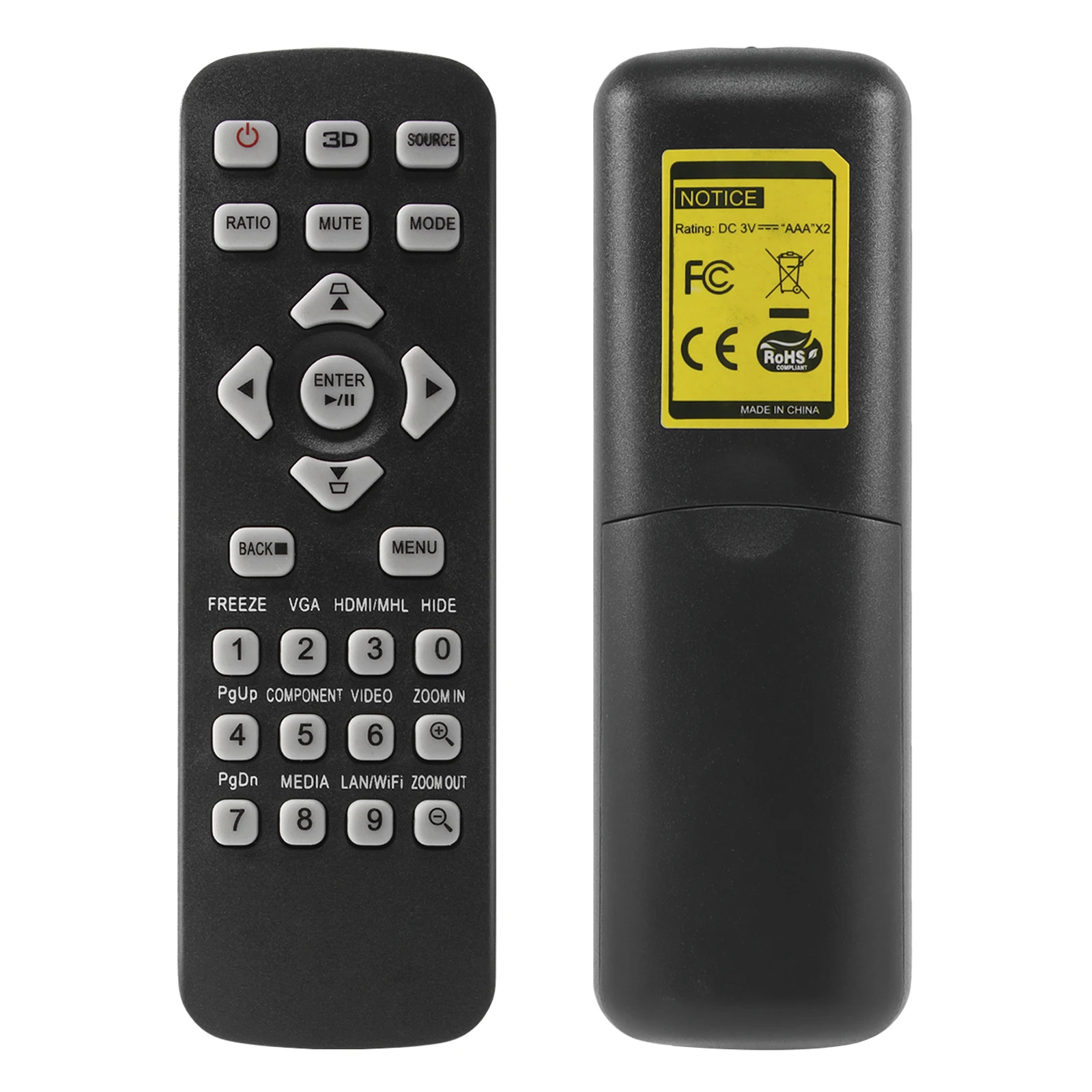 New-Remote-Control-T-2501-Use-for-Acer-Projectors-3D-X1123H-X118-X118AH ...