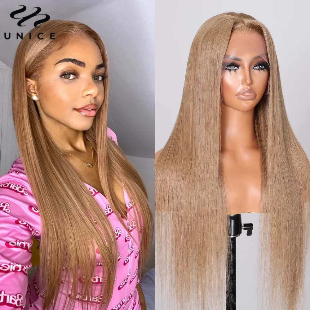 UNice-Hair-Light-Flaxen-Brown-13x4-Lace-Frontal-Wig-Human-Hair-Silky ...
