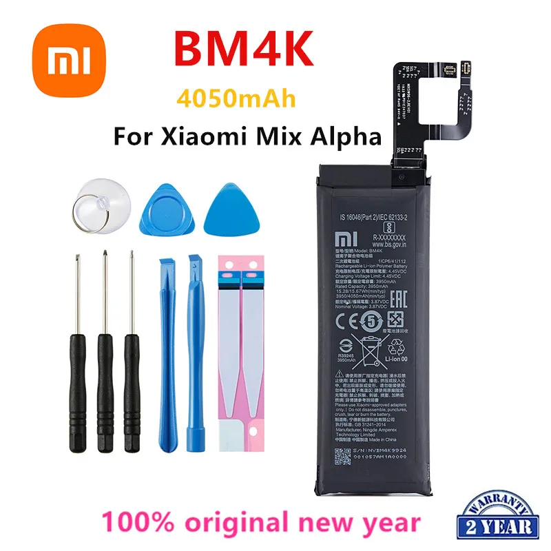 Xiao-mi-100-Orginal-BM4K-4050mAh-Battery-For-Xiaomi-Mix-Alpha-BM4K-High ...